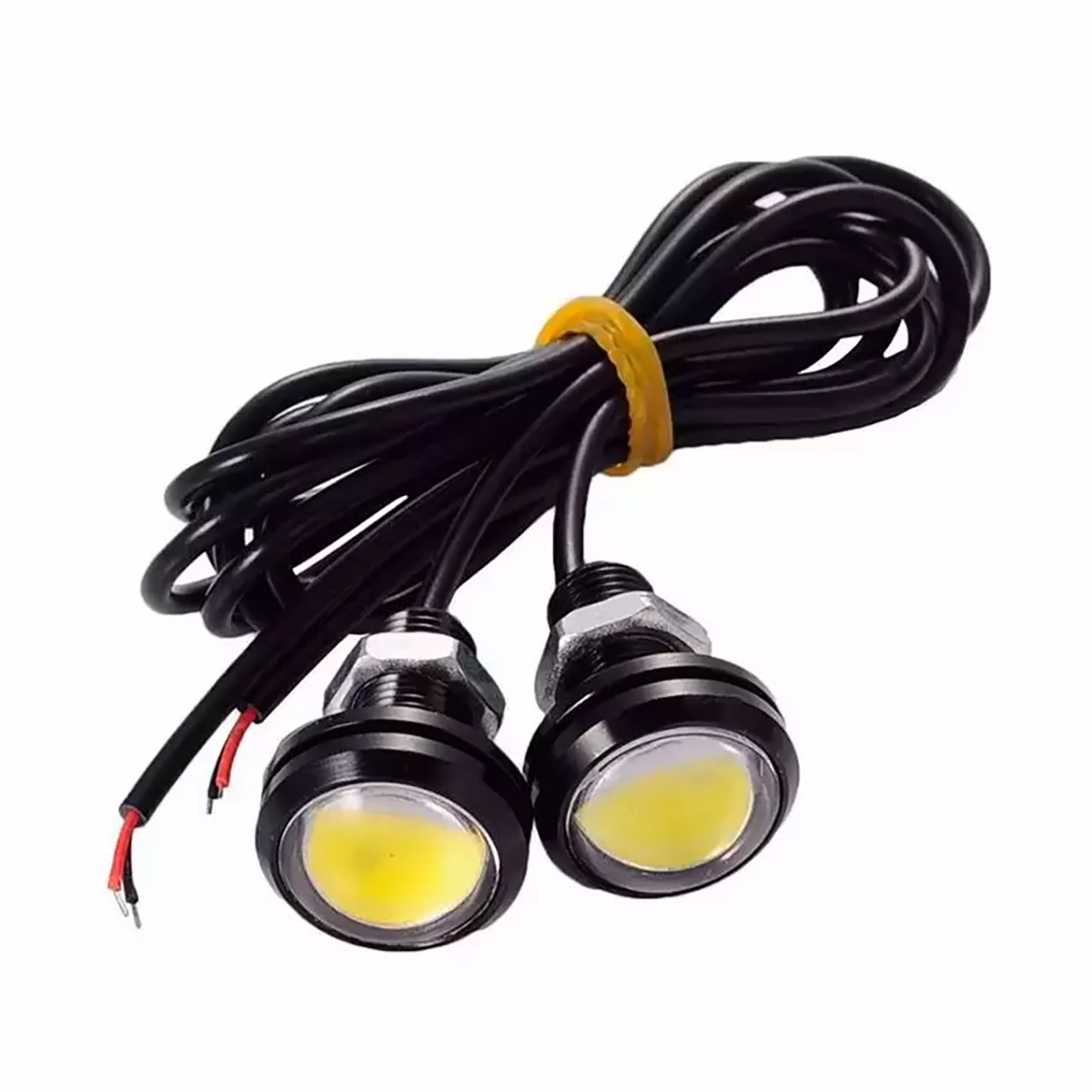 Strobo Led branco automotivo moto carro 2 leds com lente - Strobos ...