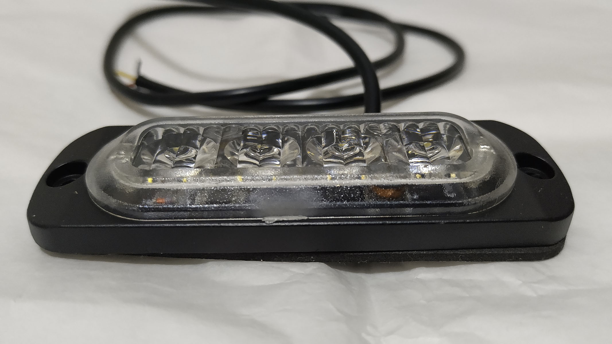 Strobo Para Carro Moto Da Policia De Led Azul 12v e 24v 4w cada ...