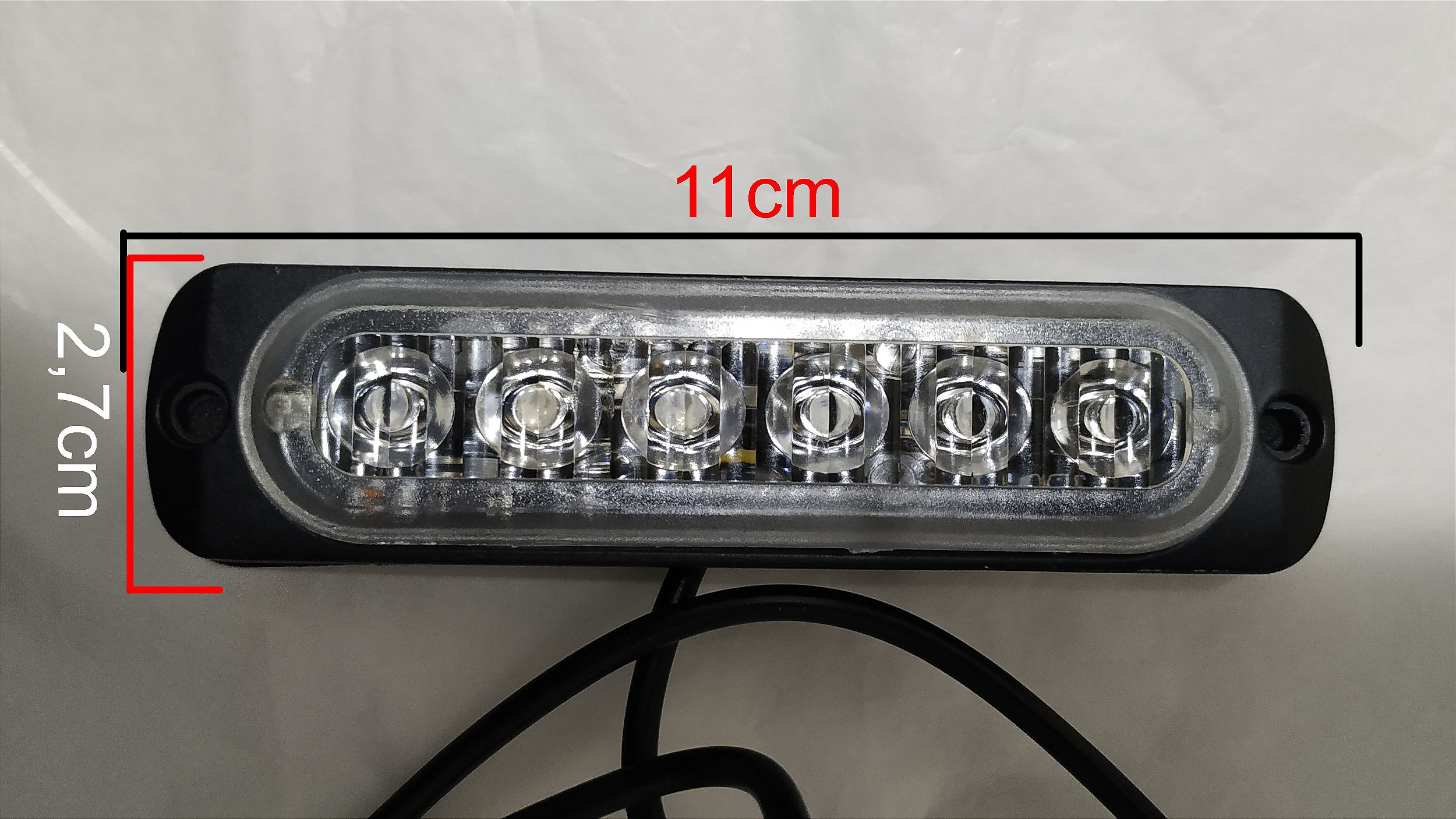 Strobo Estrobo Led Policia Pm Carro Rocan Ronda Alerta Luz - Strobos ...