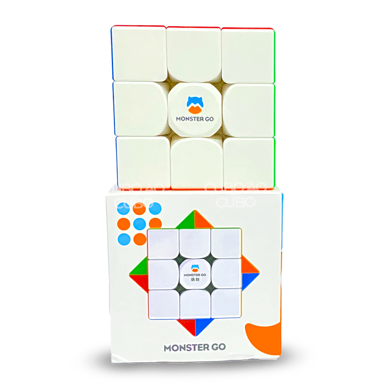 Cubo Mágico Profissional 3x3x3 GAN Monster Go V2 Magnético - Cubo ao ...