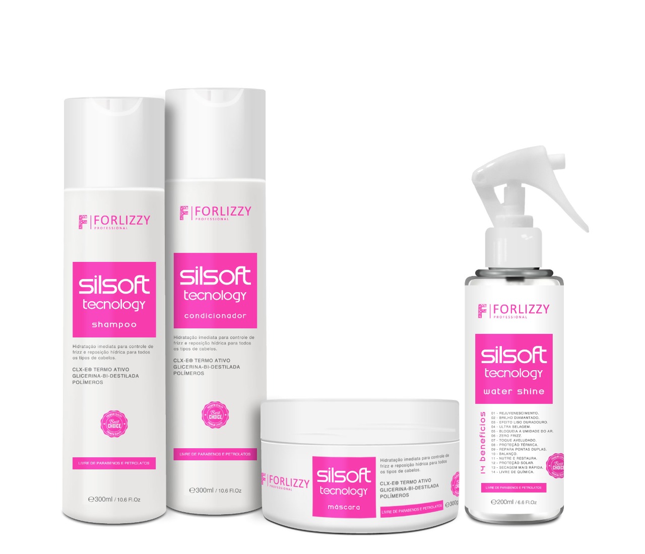 Silsoft Tecnology Hidratação | KIT HOME CARE - Forlizzy Professional