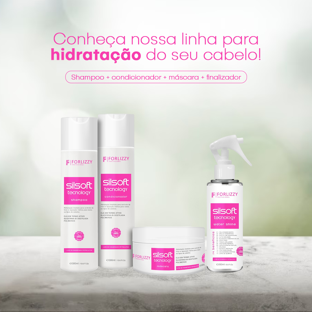 Silsoft Tecnology Hidratação | KIT HOME CARE - Forlizzy Professional