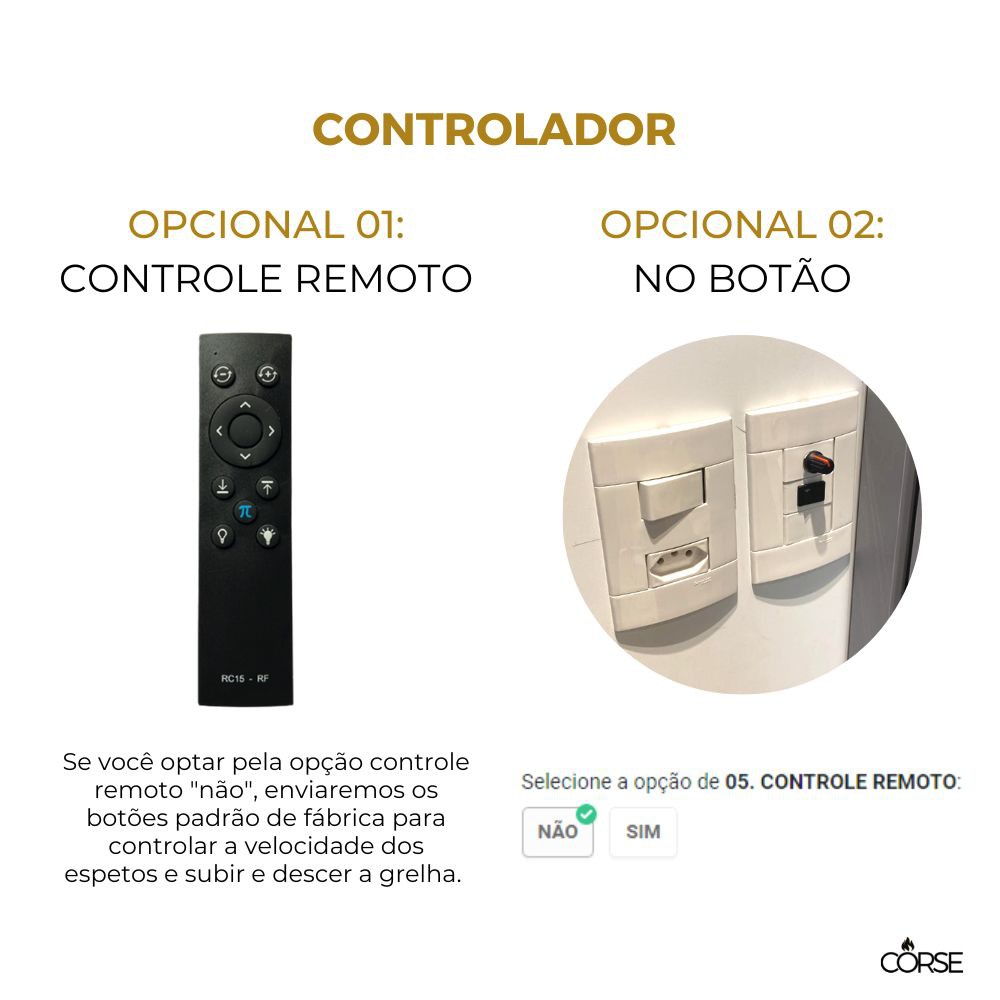 CHURRASQUEIRA DOUBLE LIFT GRILL FUTURE - Corse Lareiras e Churrasqueiras