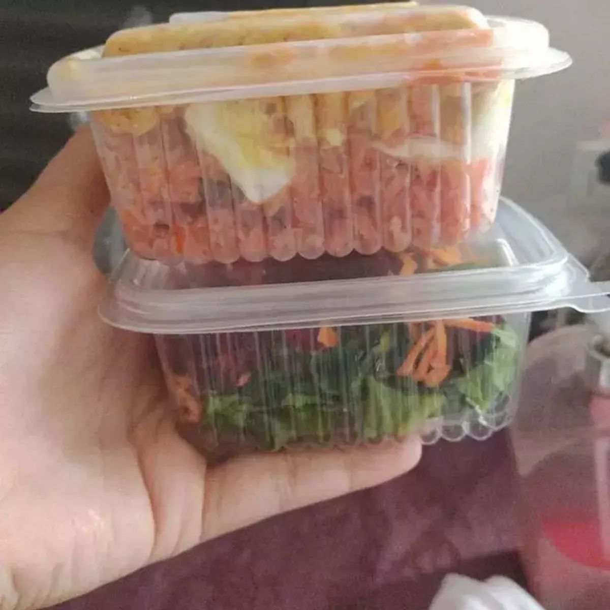 POTE RETANGULAR 250ML TAMPA ARTICULADA C/24 - Ângulo Embalagens