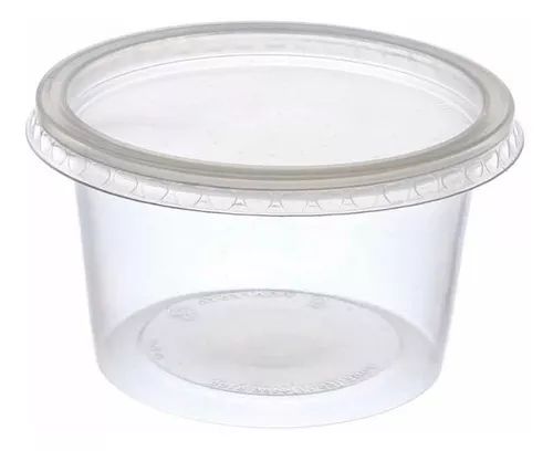KIT POTE/TAMPA PP REDONDO 250 ML - 24 UN - DANÚBIO - Ângulo Embalagens