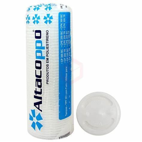 TAMPA T701 ALTACOPPO PS COM FURO C/60 UND ( SERVE COPO 770 ) - Ângulo Embalagens