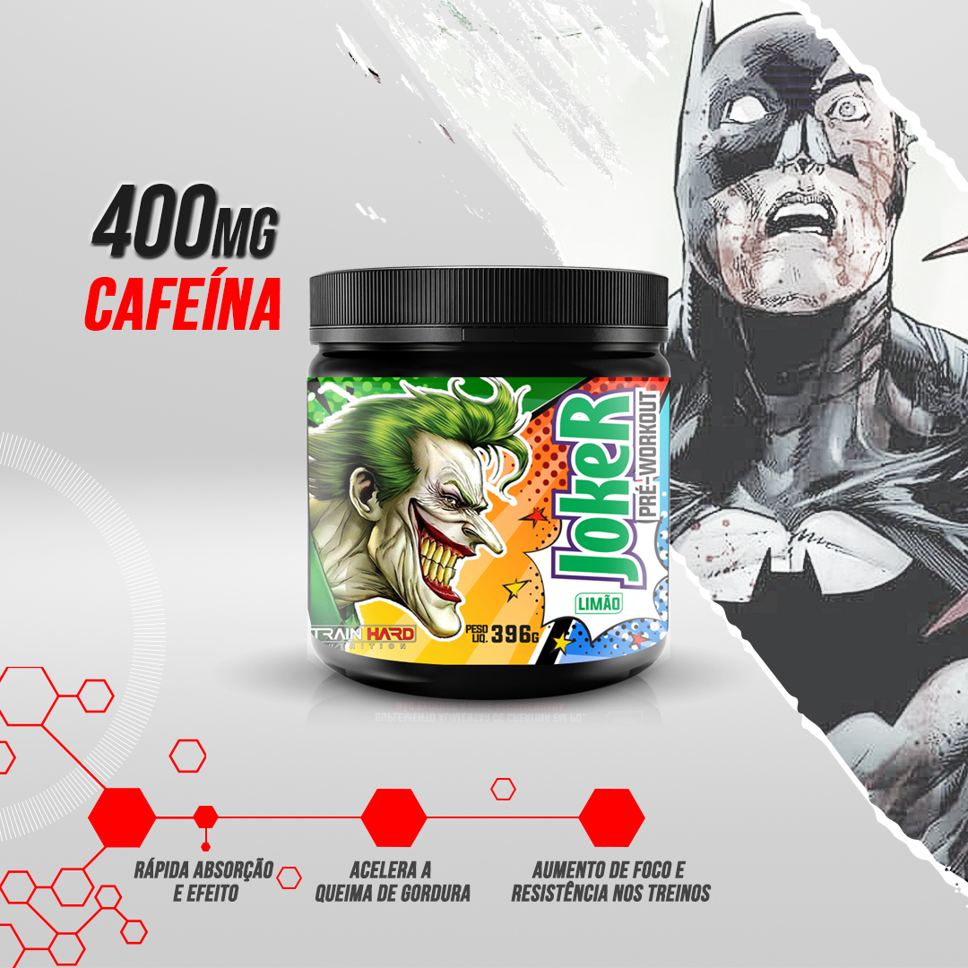 Joker 300g Pré-Treino | Energia, Foco Extremo e Resistência Train Hard ...