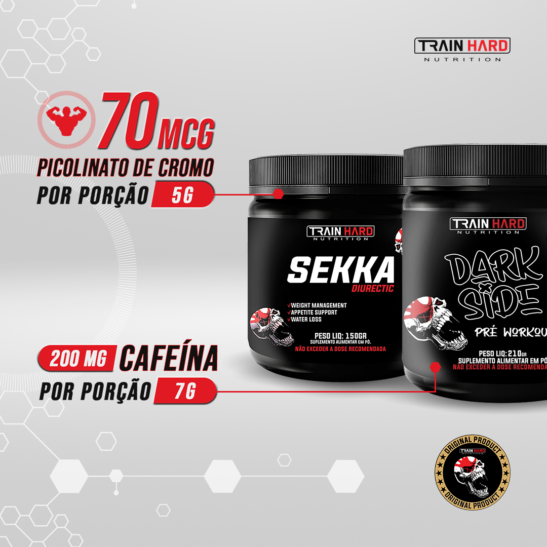 Combo Fique Trincado com Pré Treino + Diurético | Train Hard Nutrition ...