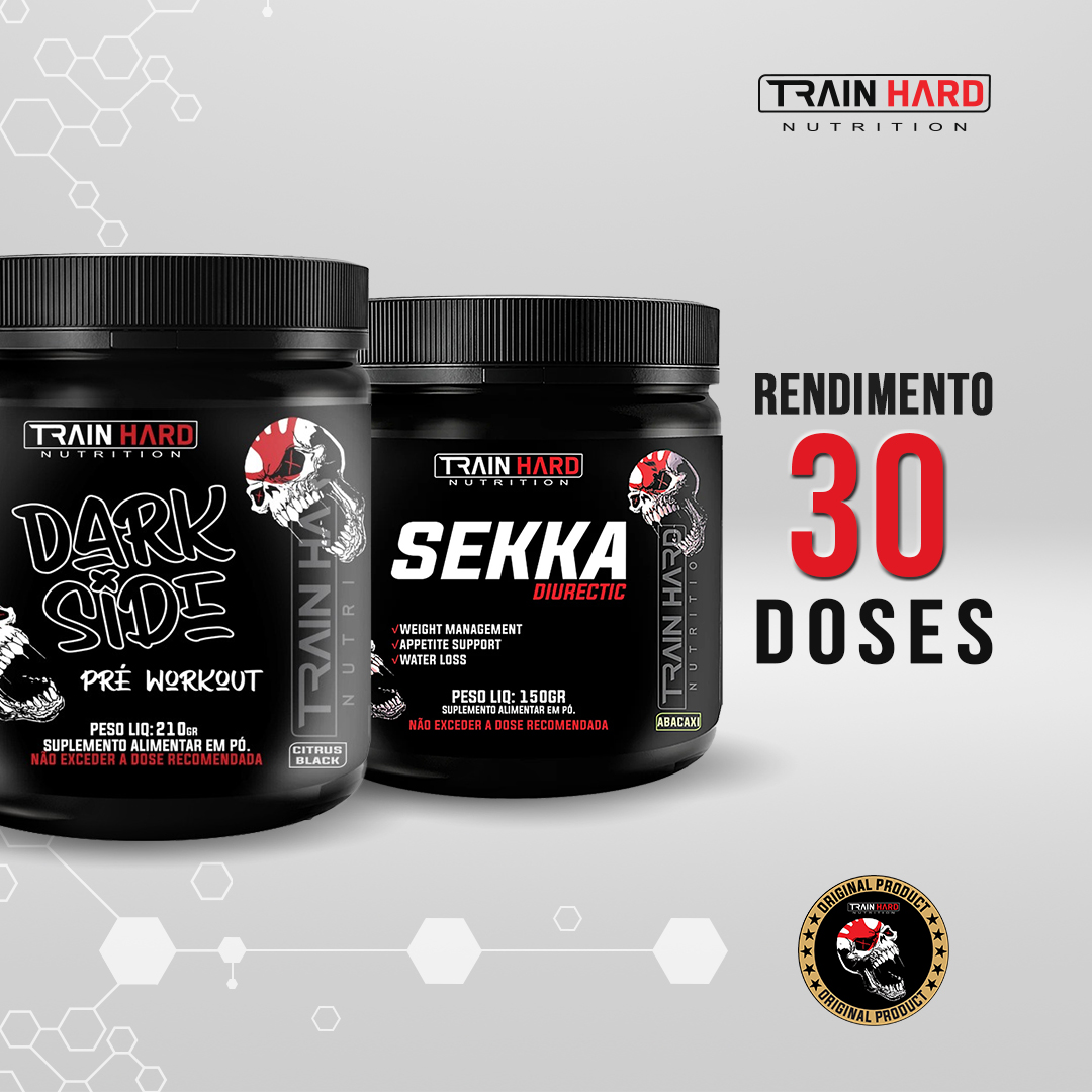 Combo Fique Trincado com Pré Treino + Diurético | Train Hard Nutrition ...
