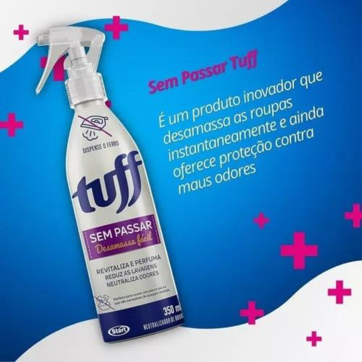 Tuff Sem Passar Desamassa Fácil 350ml - Natulimp