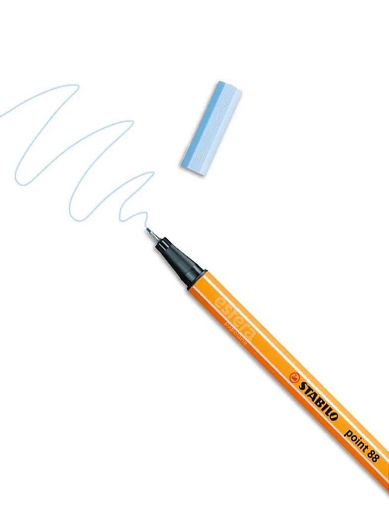 Caneta Hidrográfica Point 88 Pastel Color 8 Cores STABILO - Tema NClean ...