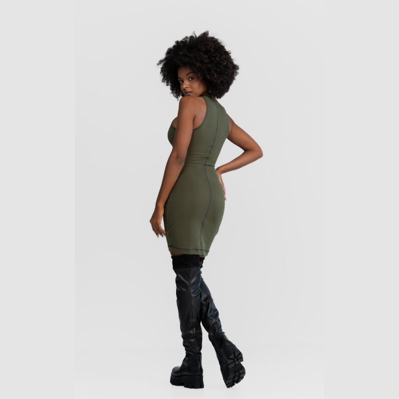Vestido Malha Streetwear Verde Labellamafia. - Lançamentos e novidades ...