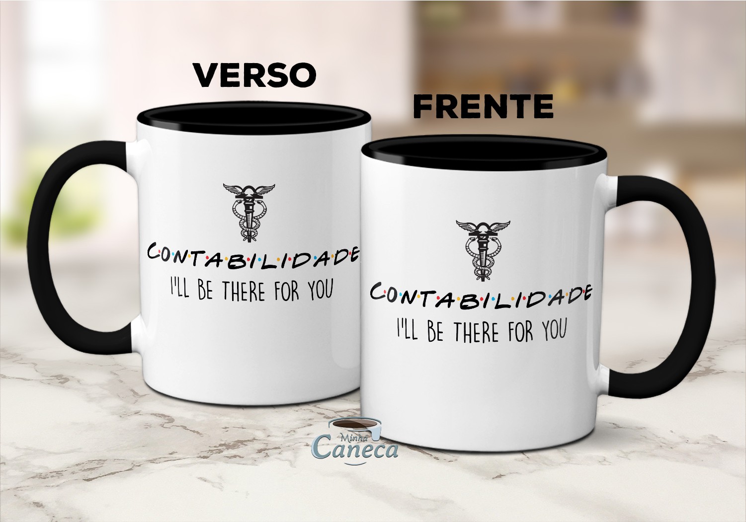 Caneca Contabilidade Frase Friends Presente Personalizado - Minha Caneca
