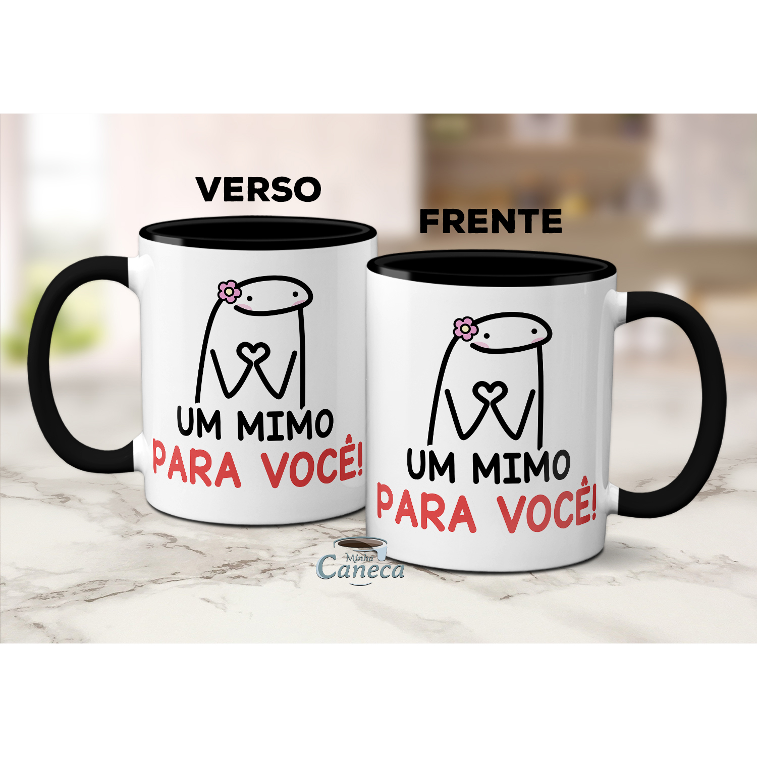 Caneca Flork Meme Engraçada Um Mimo Pra Você Presente - Minha Caneca