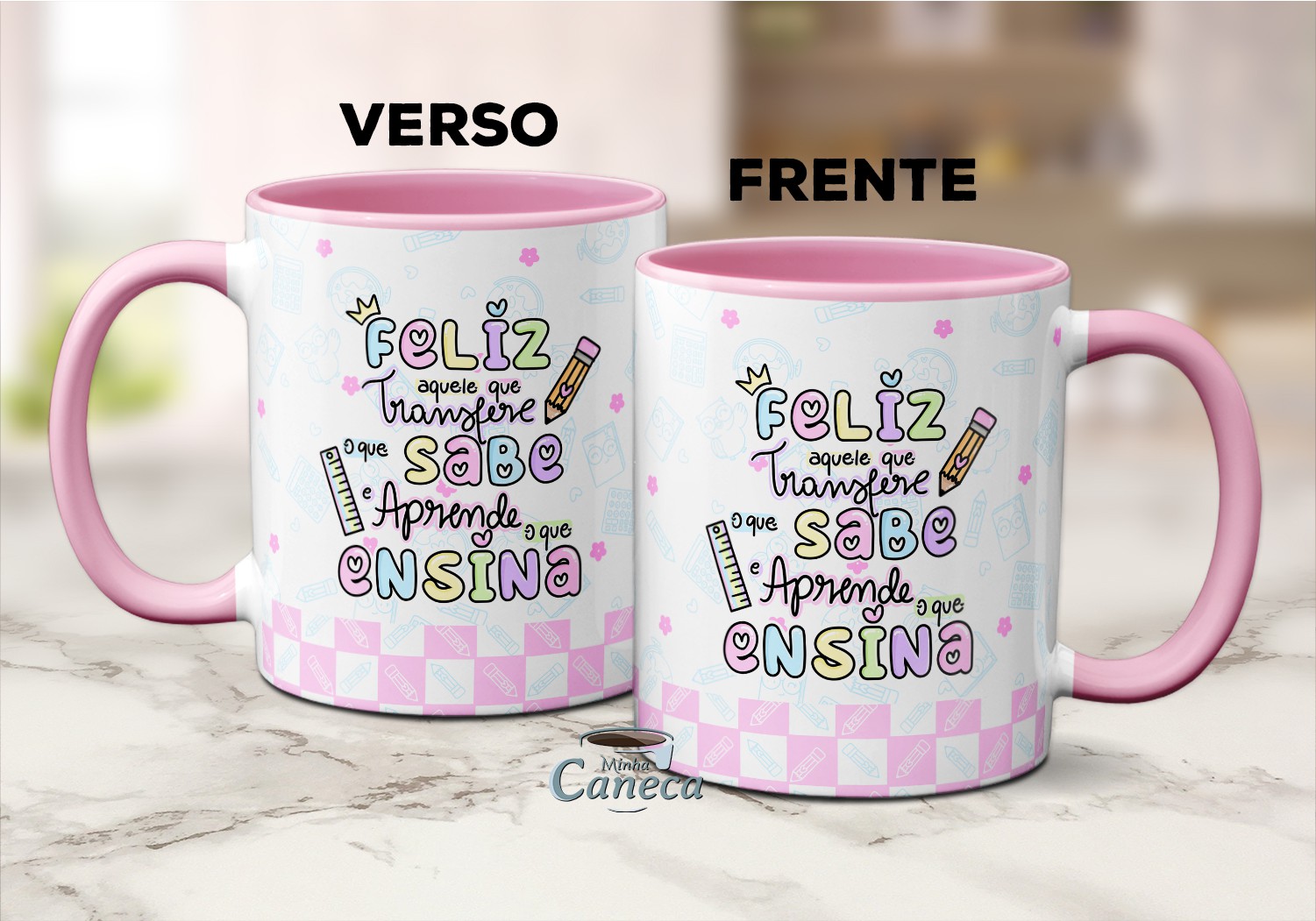 Caneca Professor Transfere O Que Sabe Aprende O Que Ensina - Minha Caneca