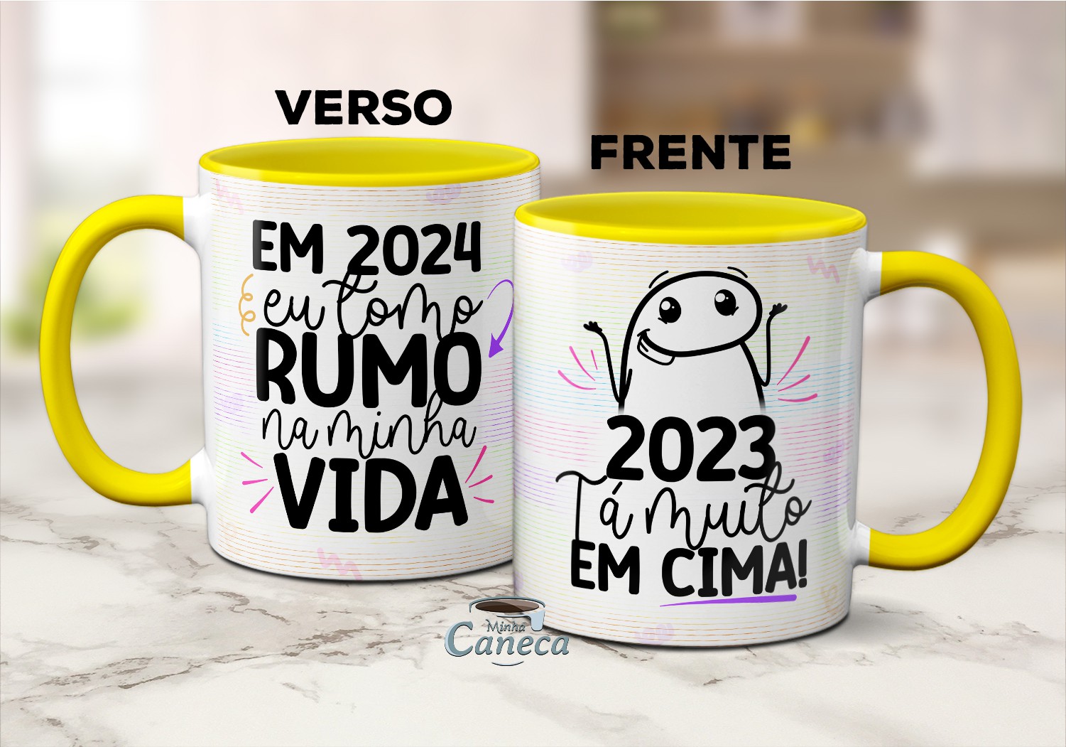 Caneca Flork Em 2024 Eu Tomo Rumo Na Minha Vida Presente - Minha Caneca