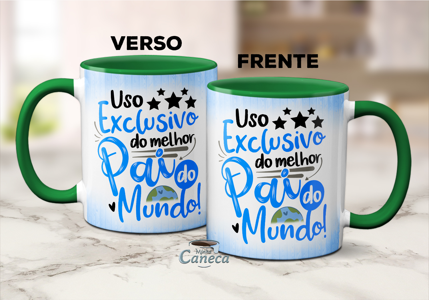Caneca Para Uso Exclusivo Do Melhor Pai Do Mundo Presente - Minha Caneca