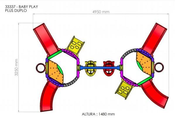 PLAYGROUND PETIT PLAY PLUS FRESO - Pingu Brinquedos