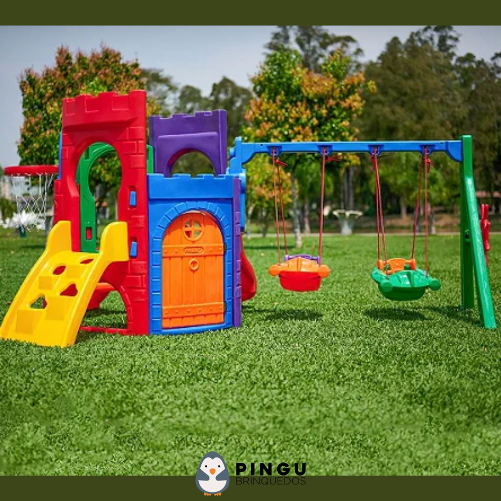 PLAYGROUND PETIT PLAY COM BALANÇO FRESO - Pingu Brinquedos