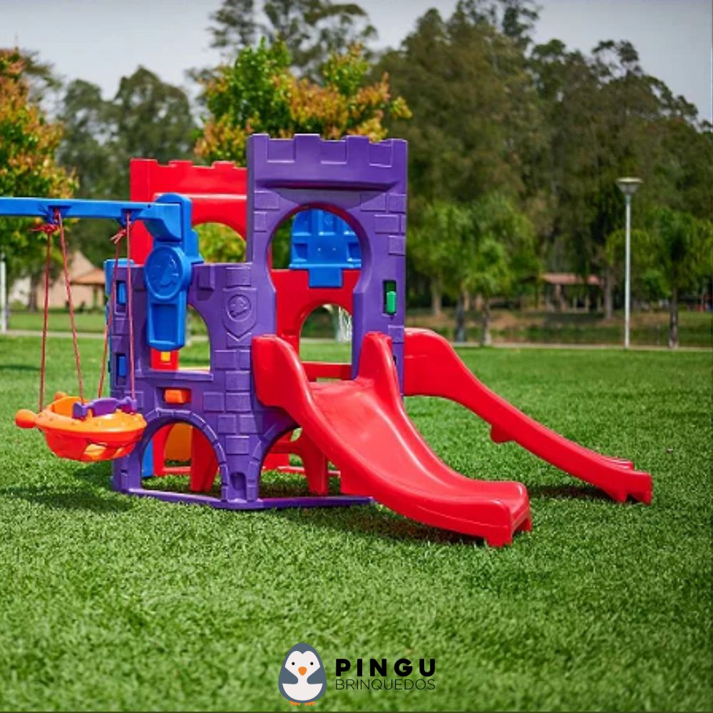 PLAYGROUND PETIT PLAY COM BALANÇO FRESO - Pingu Brinquedos