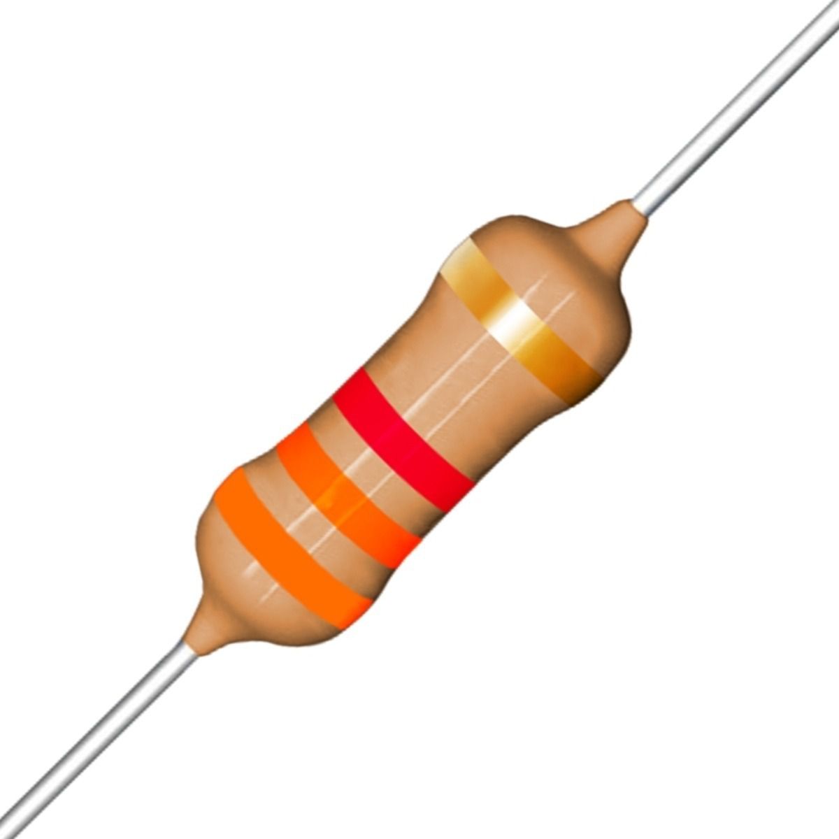 Resistor 3K3/ 3,3K Cr25 1/4W 5% - Pacote Com 100 Peças - Smartcomp seu ...