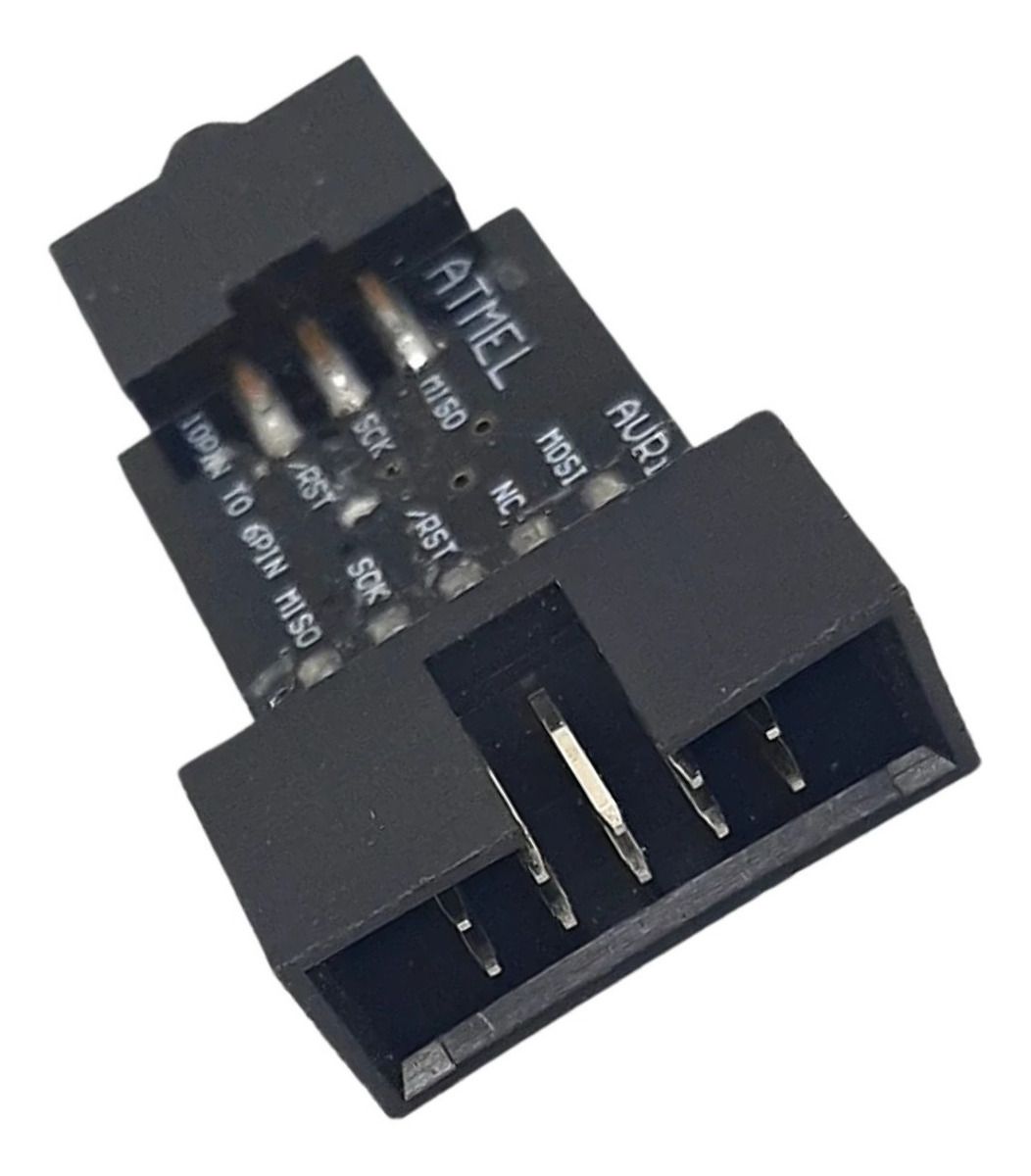 Modulo Adaptador Usbasp Para Atmel Avr 6/10 Pinos Stk500 - Smartcomp ...