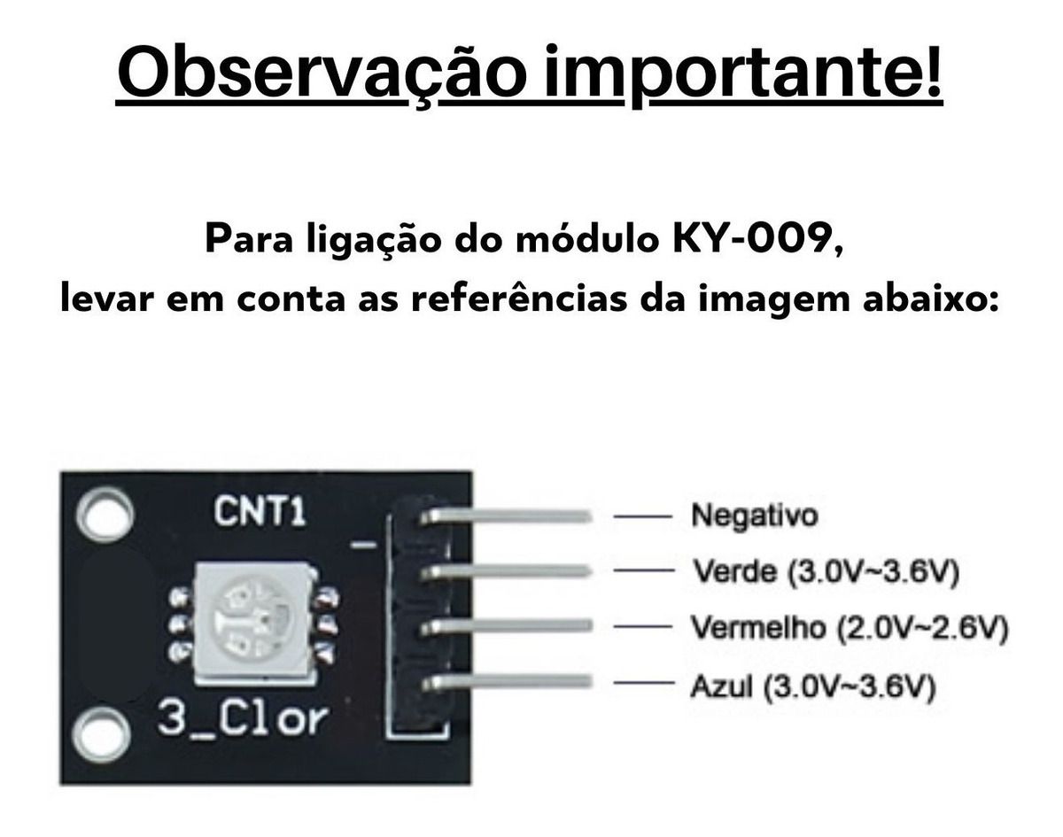 Módulo Led - Rgb Smd Ky-009 - Smartcomp seu fornecedor confiável ...