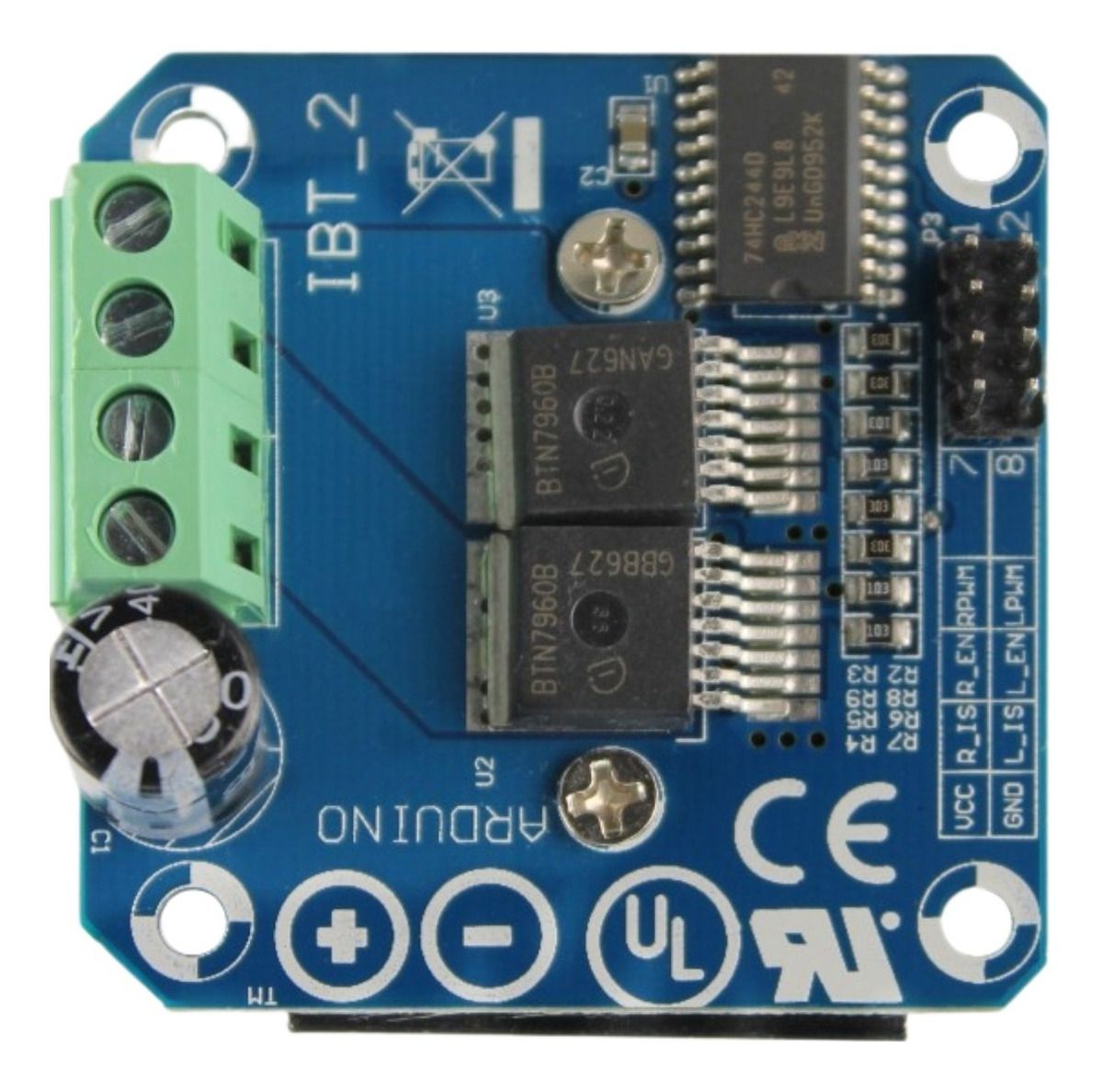 Módulo Driver Ponte H - Bts7960 - 43A - Smartcomp seu fornecedor ...