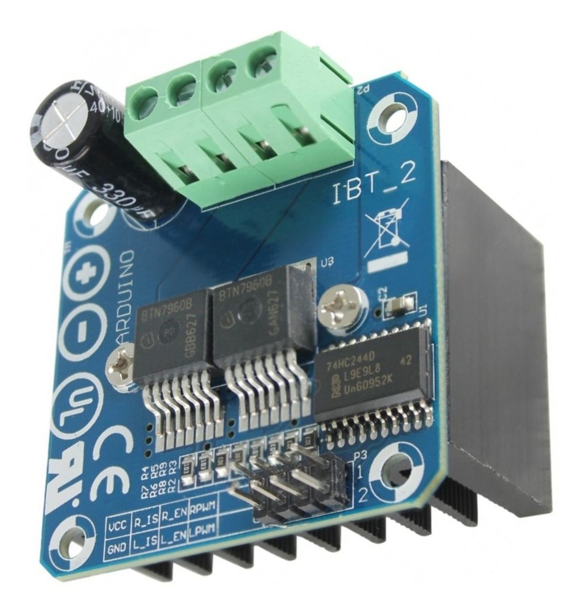 Módulo Driver Ponte H - Bts7960 - 43A - Smartcomp seu fornecedor ...