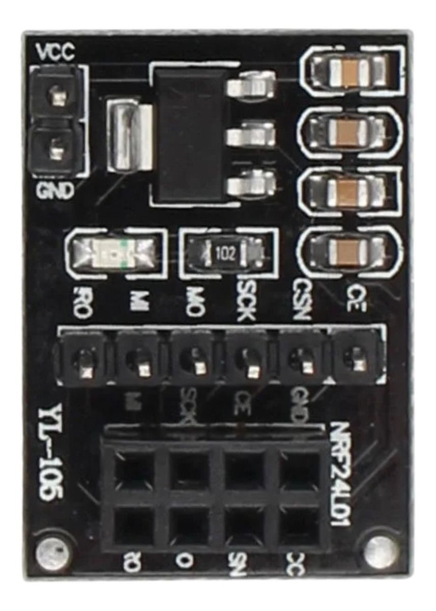 Adaptador Para Módulo Nrf24L01 Com Regulador Yl-105 - Smartcomp seu ...