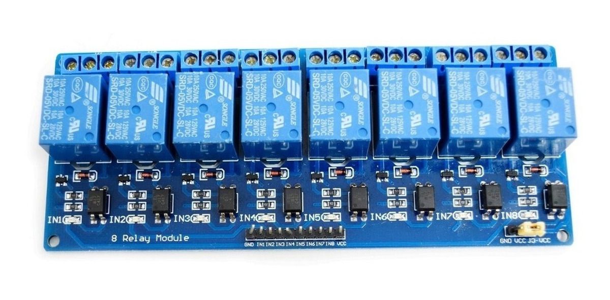 Módulo Rele - 8 Canais - 5V/10A - Smartcomp seu fornecedor confiável ...