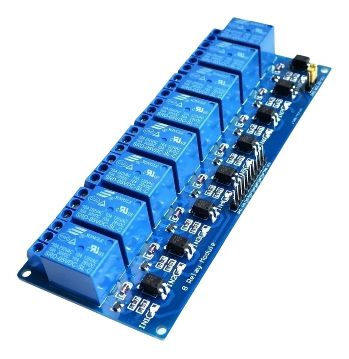 Módulo Rele - 8 Canais - 5V/10A - Smartcomp seu fornecedor confiável ...