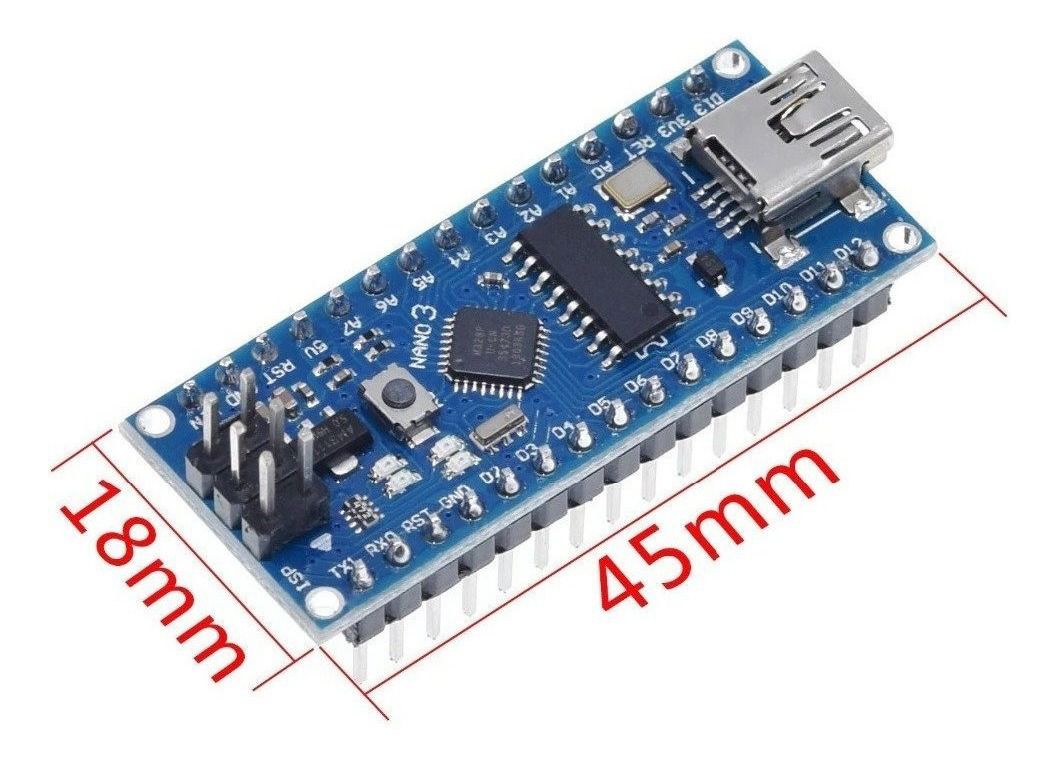 Arduino Nano V3 Com Cabo Usb - Smartcomp seu fornecedor confiável ...
