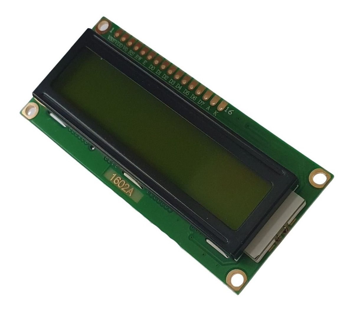 Display Lcd 16X2 - Backlight Verde - Smartcomp seu fornecedor confiável ...
