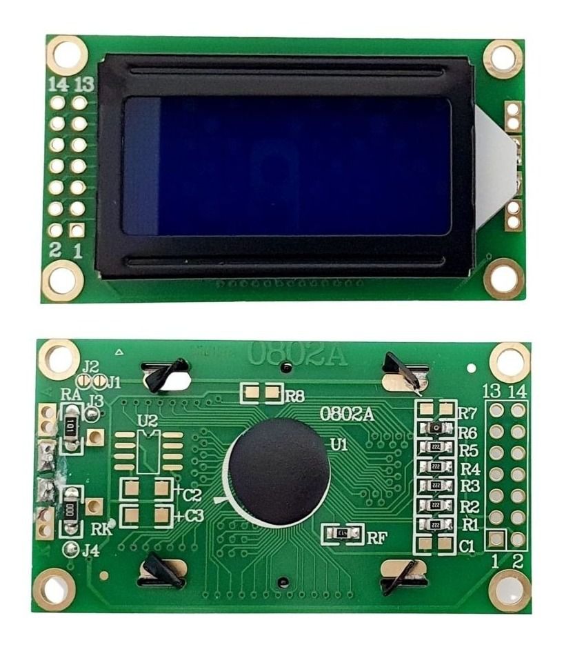 Display Lcd 8X2 - Backlight Azul - 0802A - Smartcomp seu fornecedor ...