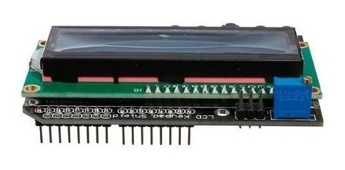 Display Lcd Keypad Shield 1602 16X2 Com Botoes Para Arduino - Keypad ...