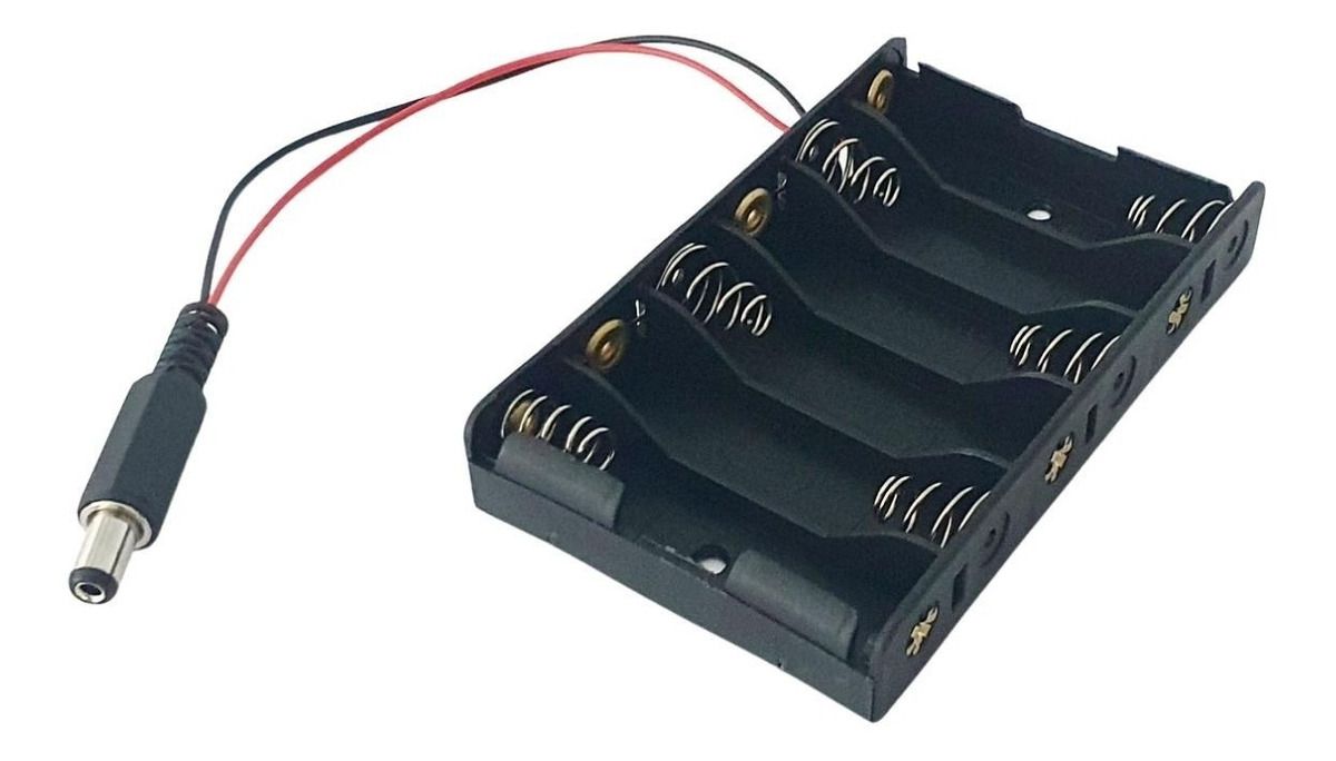 Suporte Para 6 Pilhas Aa Com Plug P4 - Paralelas - Smartcomp seu ...