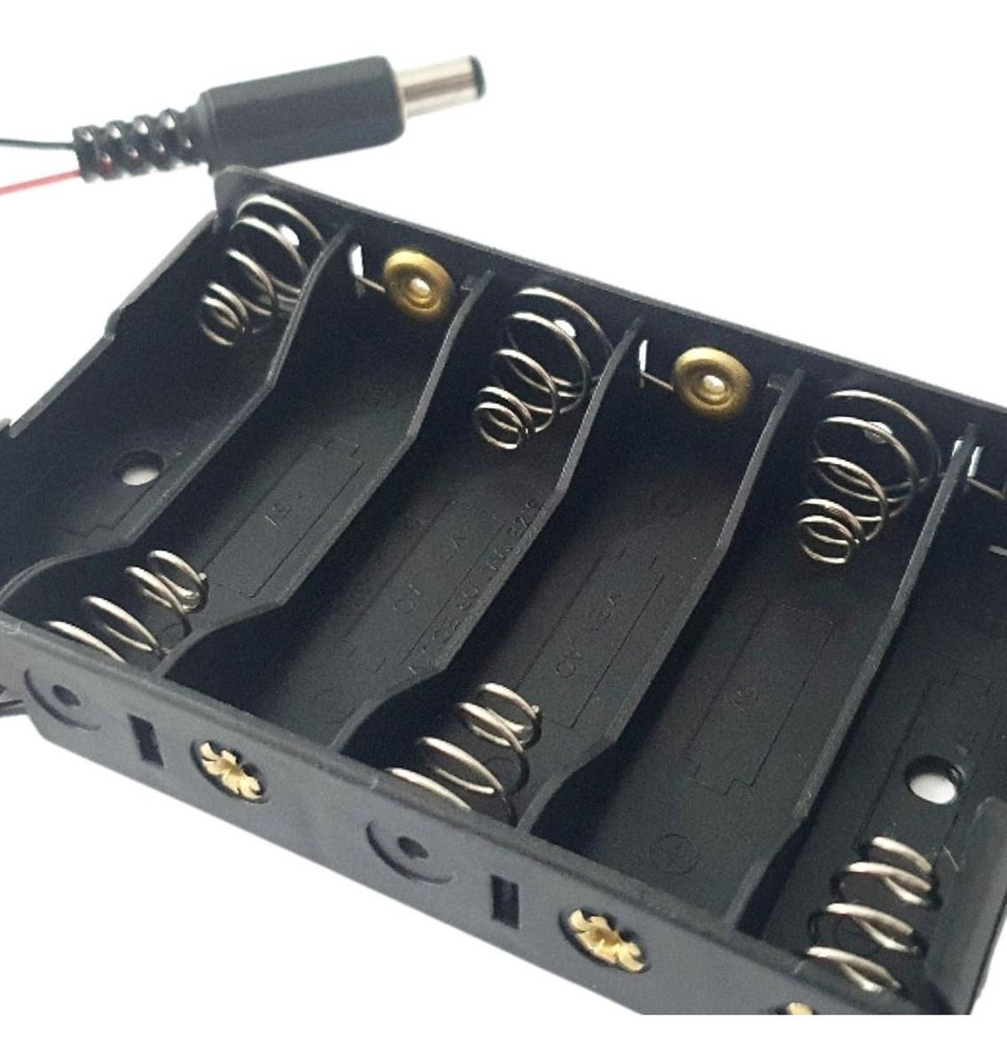 Suporte Para 6 Pilhas Aa Com Plug P4 - Paralelas - Smartcomp seu ...