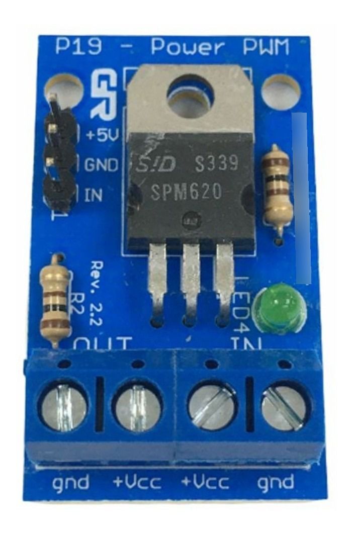 Módulo Controlador de Potência PWM P19 - GBK para Arduino e Robótica ...
