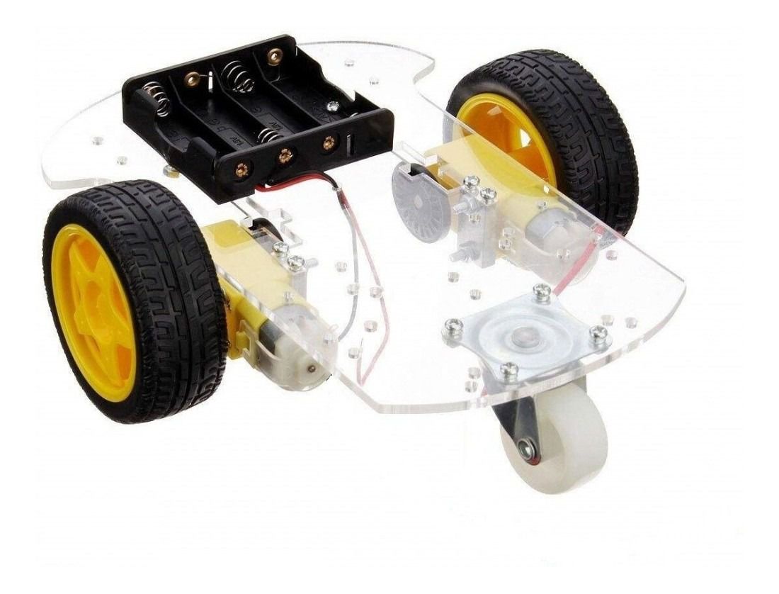 Kit Chassis 2WD 2 Rodas para Arduino (Robôs seguidores de linha ...