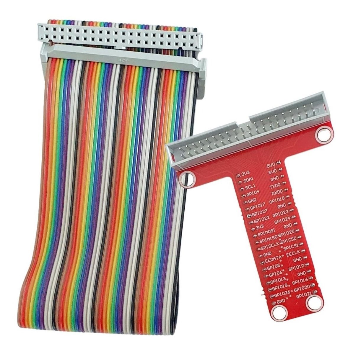 Módulo Expansão Gpio 40 Pinos + Cabo Flat Para Raspberry Pi - Smartcomp seu fornecedor confiável ...