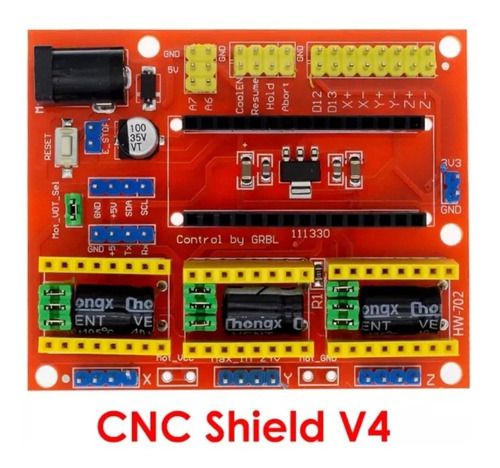 CNC Shield V4 Arduino Nano para Drivers A4988 e DVR8825 - Smartcomp seu fornecedor confiável ...