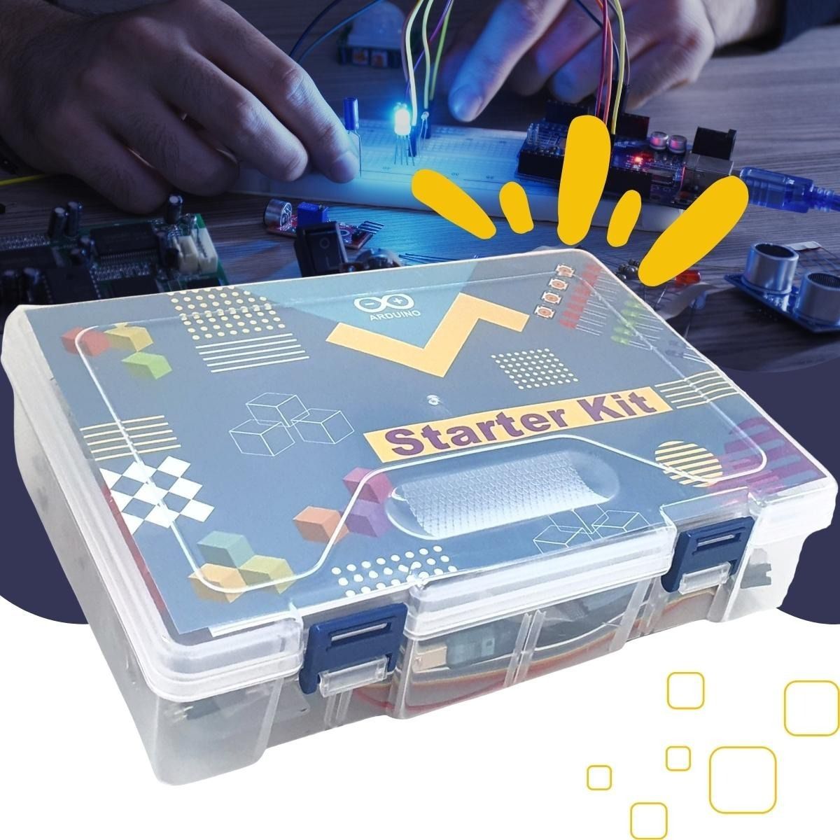 Kit Arduino Uno Rfid Completo Com Maleta Plástica Smartcomp Seu