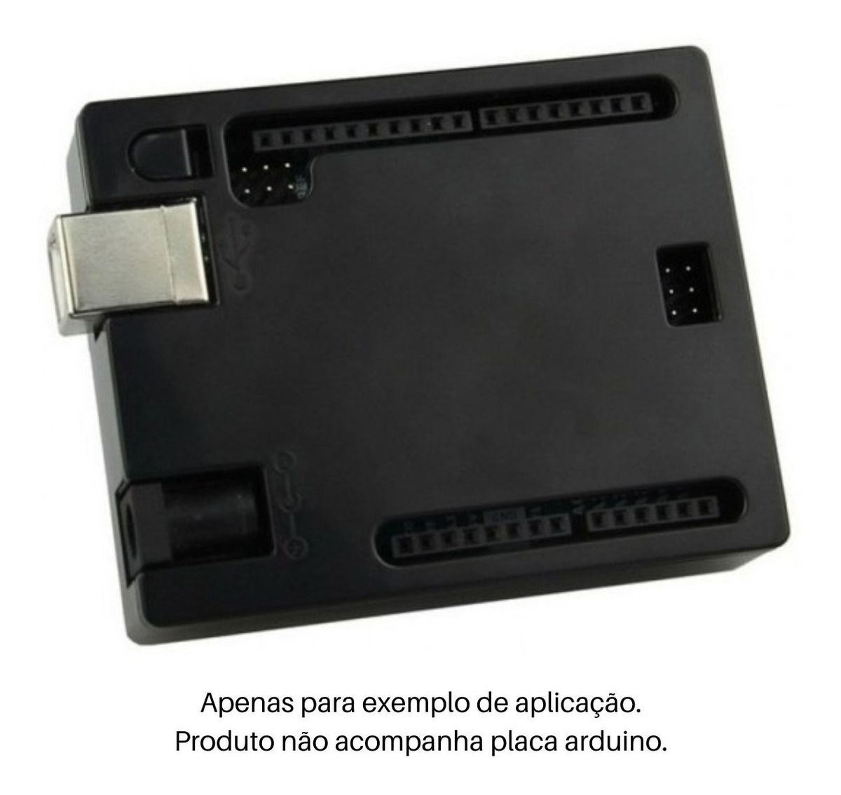 Case Para Arduino Uno R3 - Preto - Smartcomp seu fornecedor confiável. Atendemos pessoa jurídica