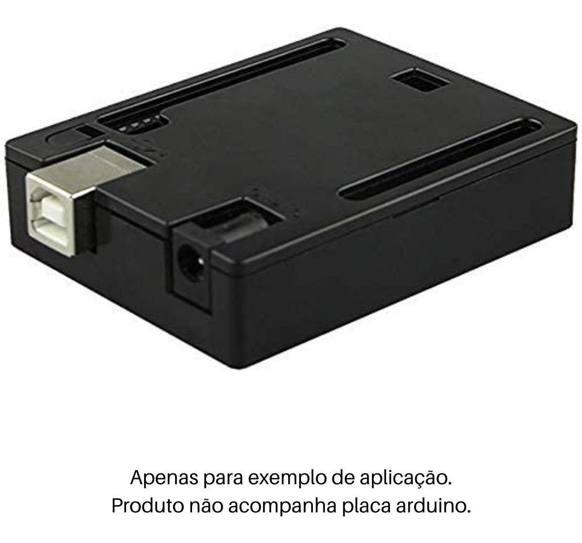 Case Para Arduino Uno R3 - Preto - Smartcomp seu fornecedor confiável. Atendemos pessoa jurídica