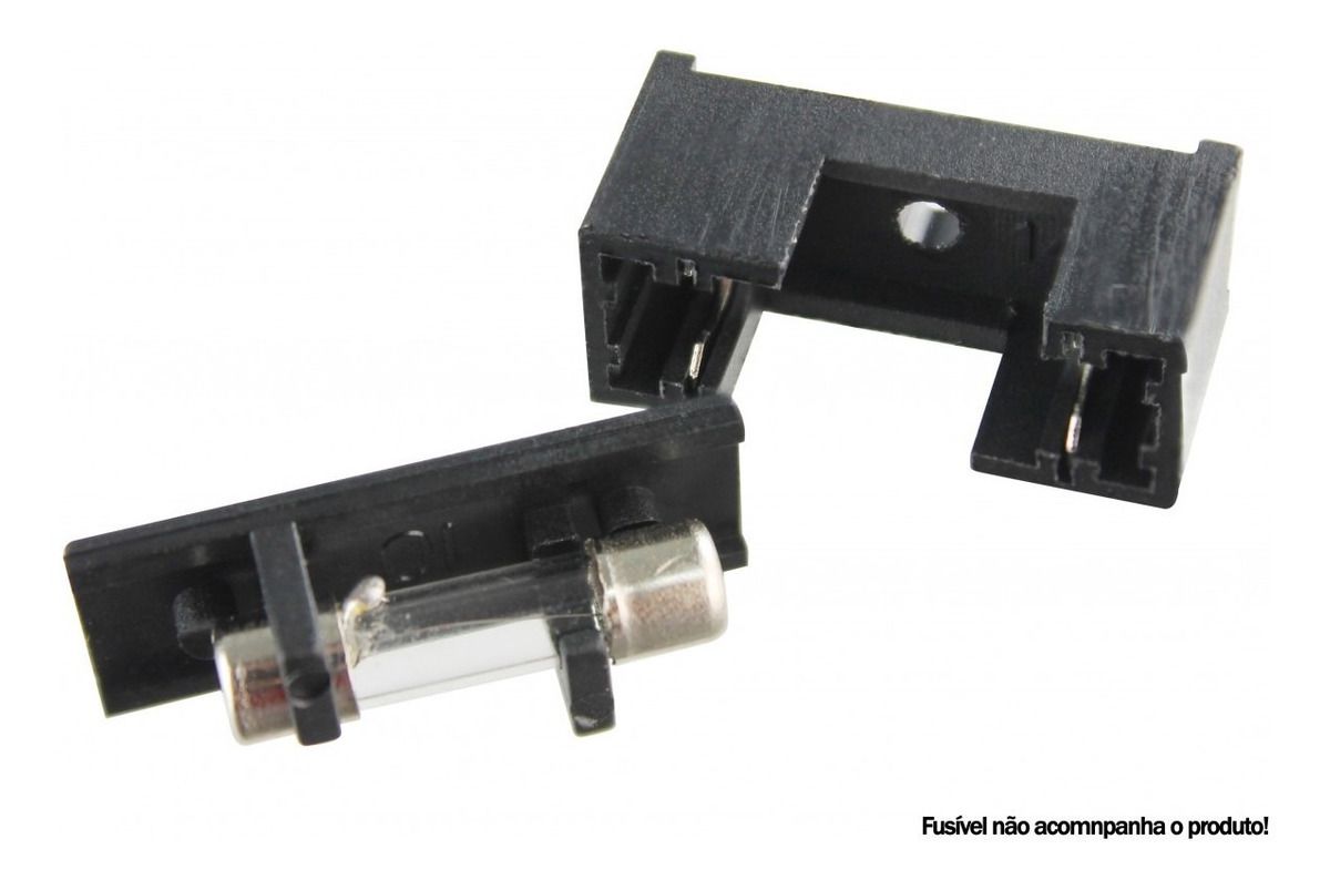 Porta Fusível 5X20 As-06 Preto - 10 Peças - Smartcomp seu fornecedor ...