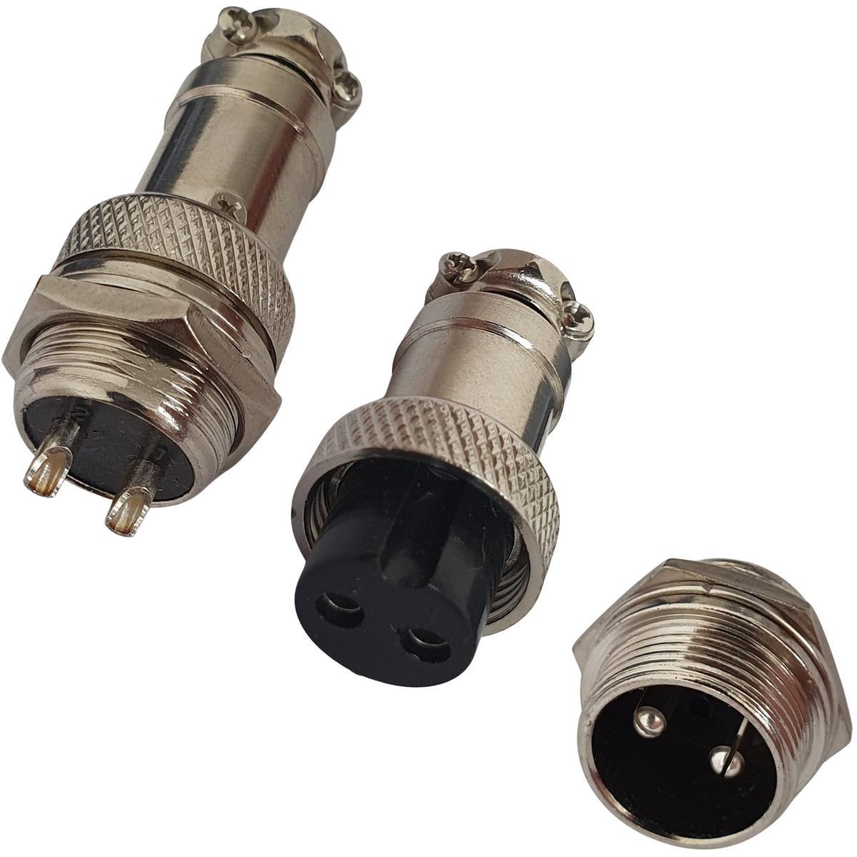 Kit 5X Conector Mike 2 Vias Macho Femea - Smartcomp seu fornecedor ...