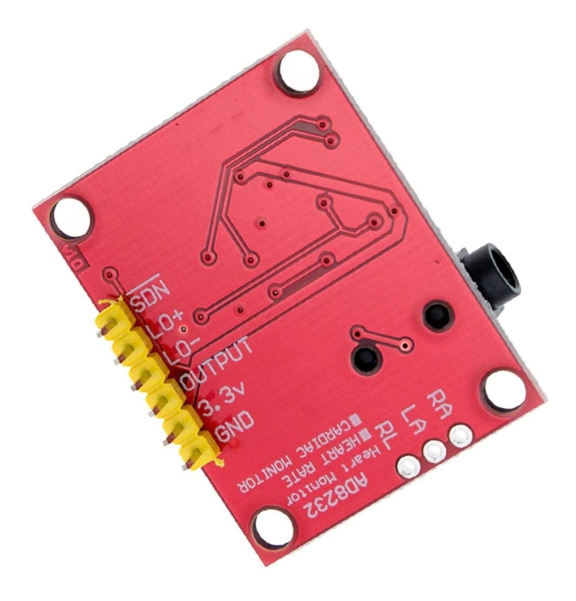 Sensor Cardíaco Arduino AD8232 ECG + Cabo Triplo e Eletrodos ...
