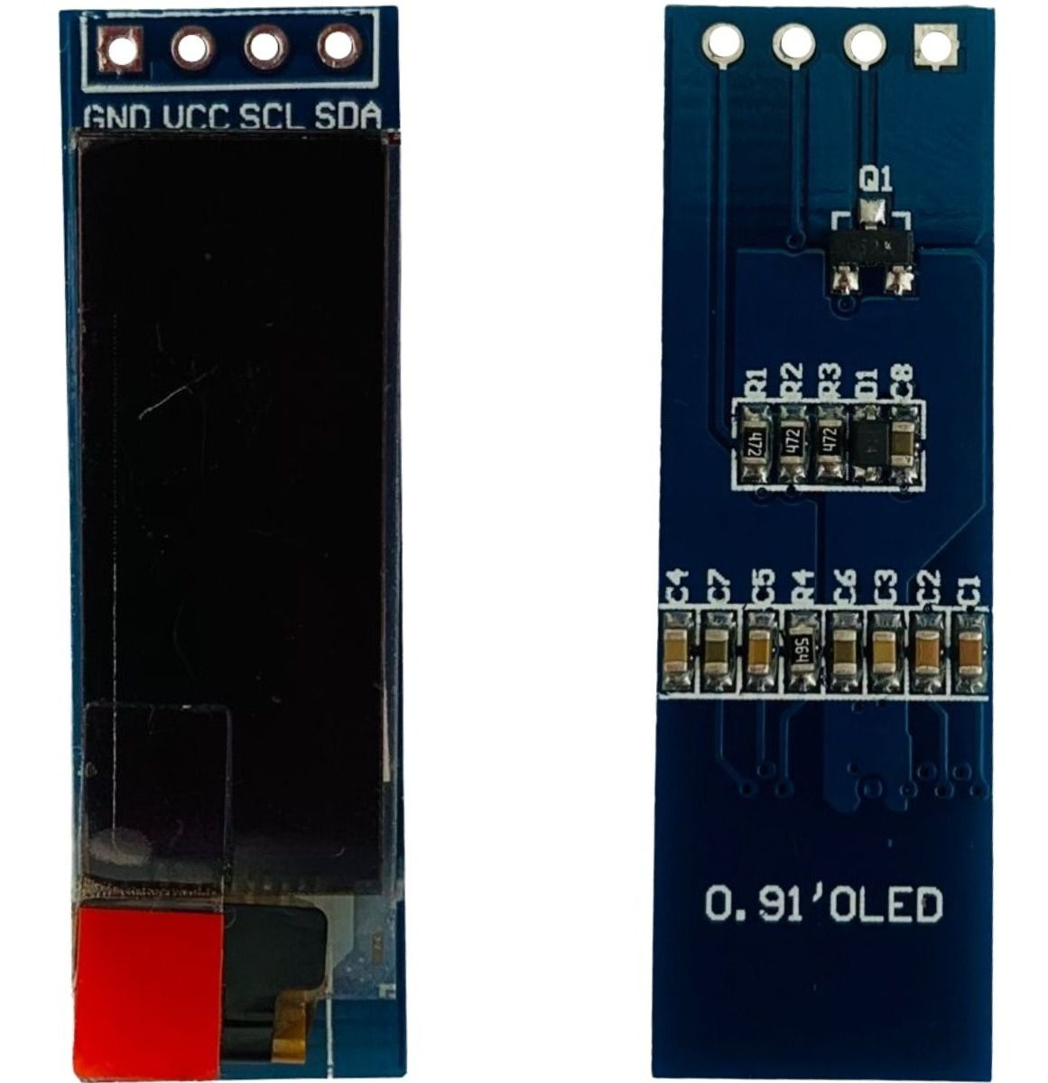 Display OLED 0.91" I2C 128x32 Azul - 4 Pinos para Arduino. - Smartcomp seu fornecedor confiável ...