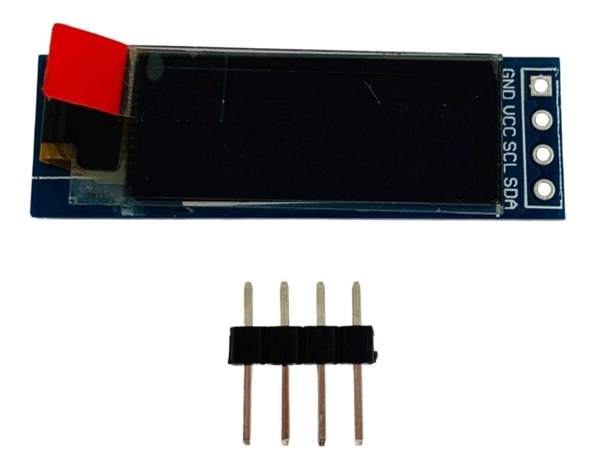 Display OLED 0.91" I2C 128x32 Azul - 4 Pinos para Arduino. - Smartcomp seu fornecedor confiável ...